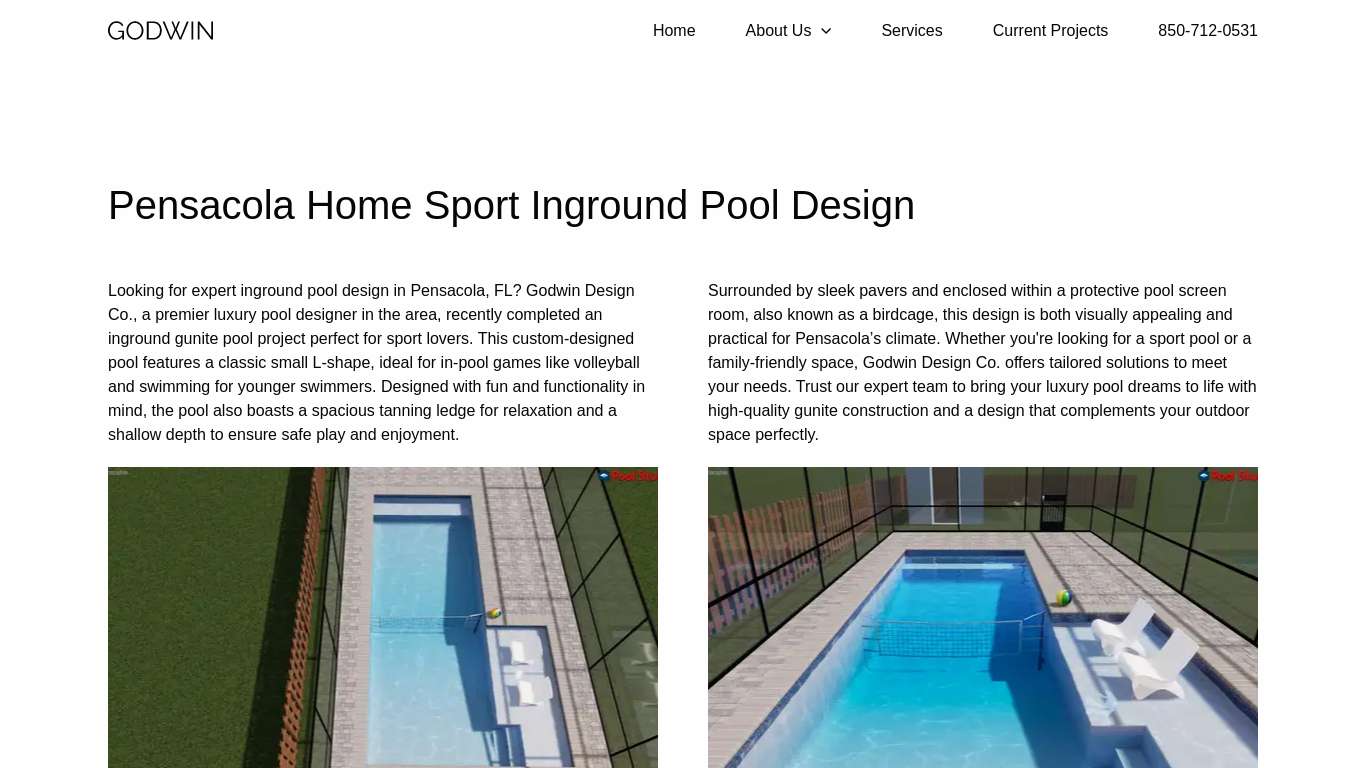 Quality Inground Pool Design in Pensacola, FL